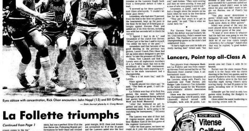 Ex-La Follette standout Steve Amundson named to Madison Sports Hall of Fame