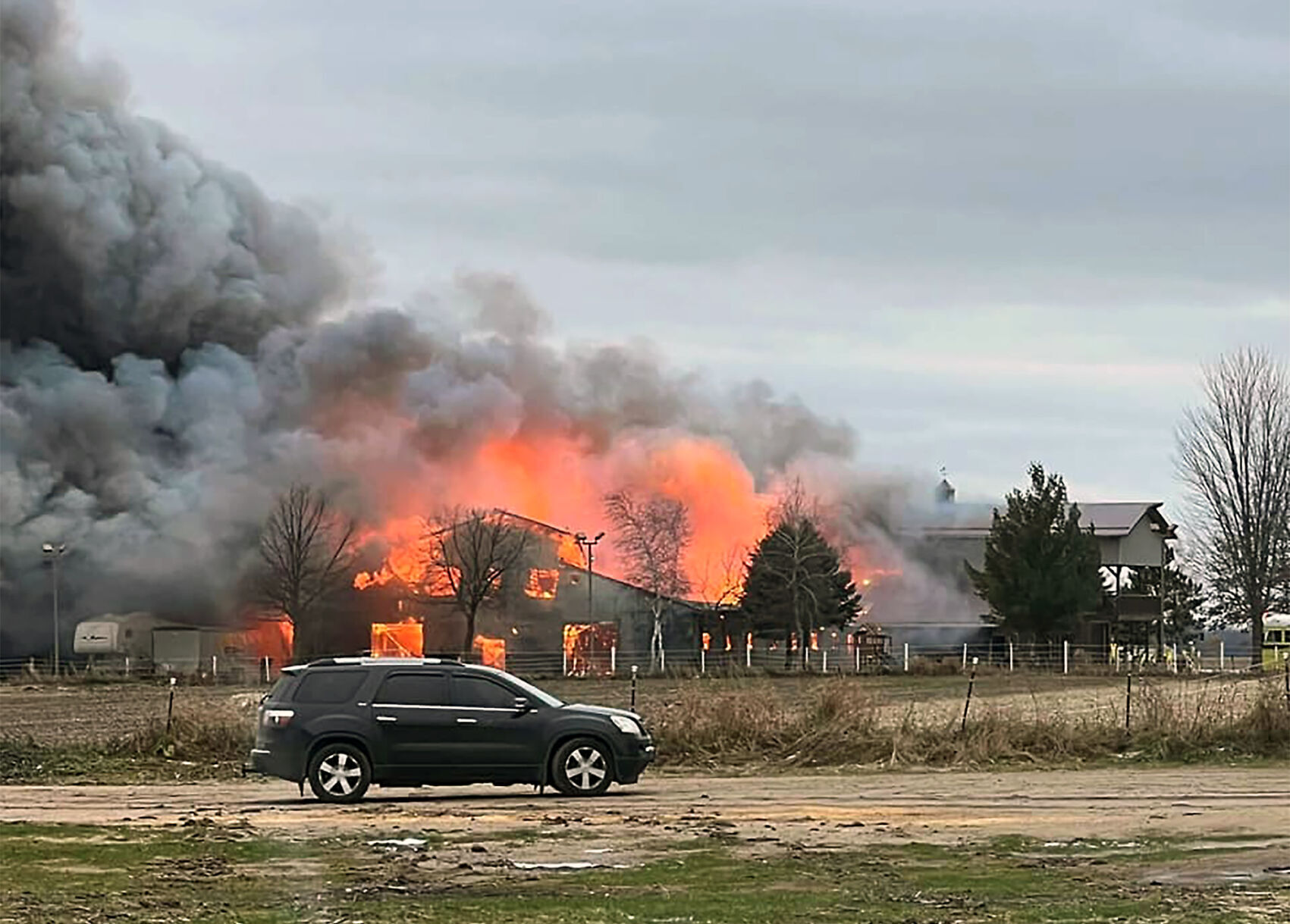 2 horses die, 5 people displaced in Equestrian Center fire