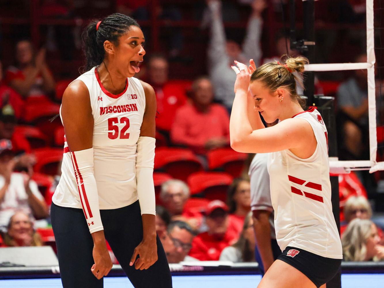 Wisconsin volleyball sweeps Marquette in Milwaukee