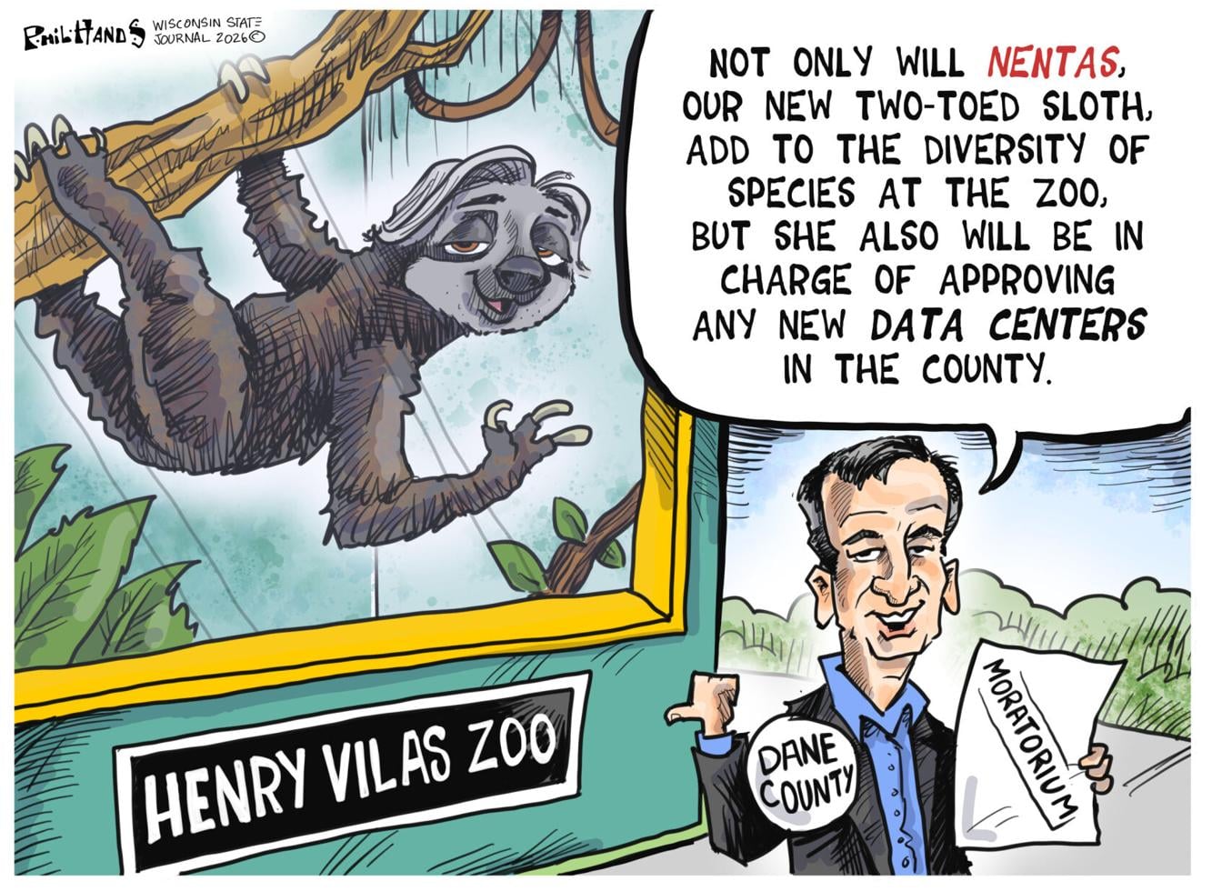 Get caught up with latest cartoons from Phil Hands
