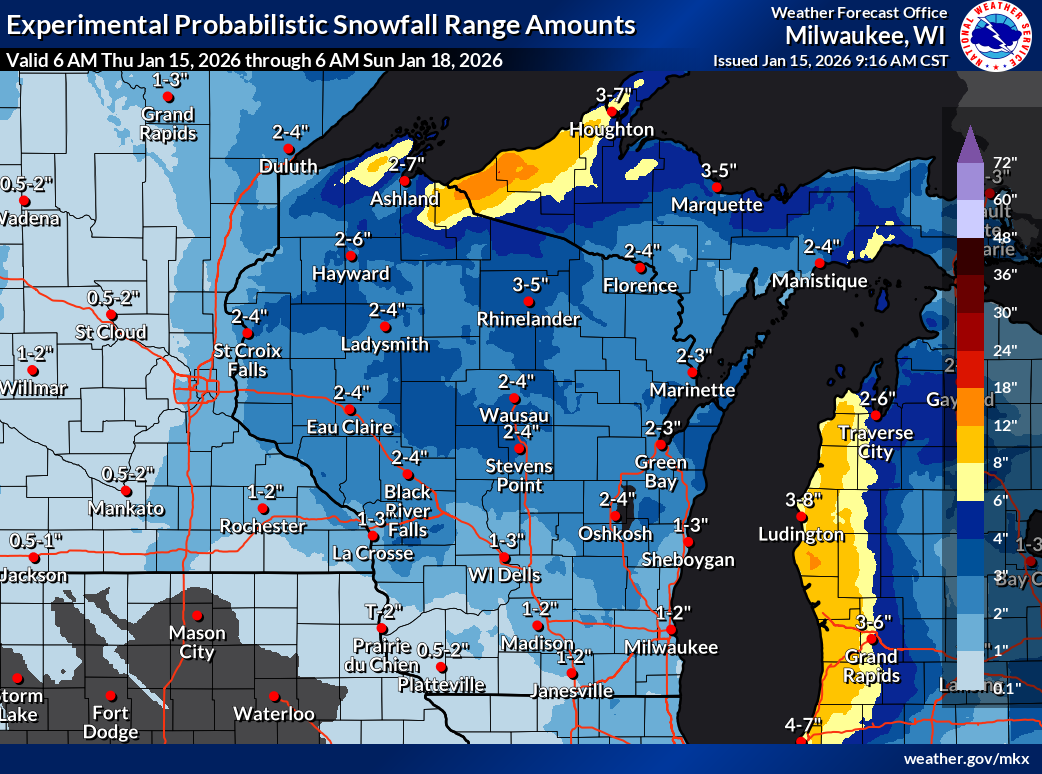 After record-tying high, Madison into cold, snowy stretch