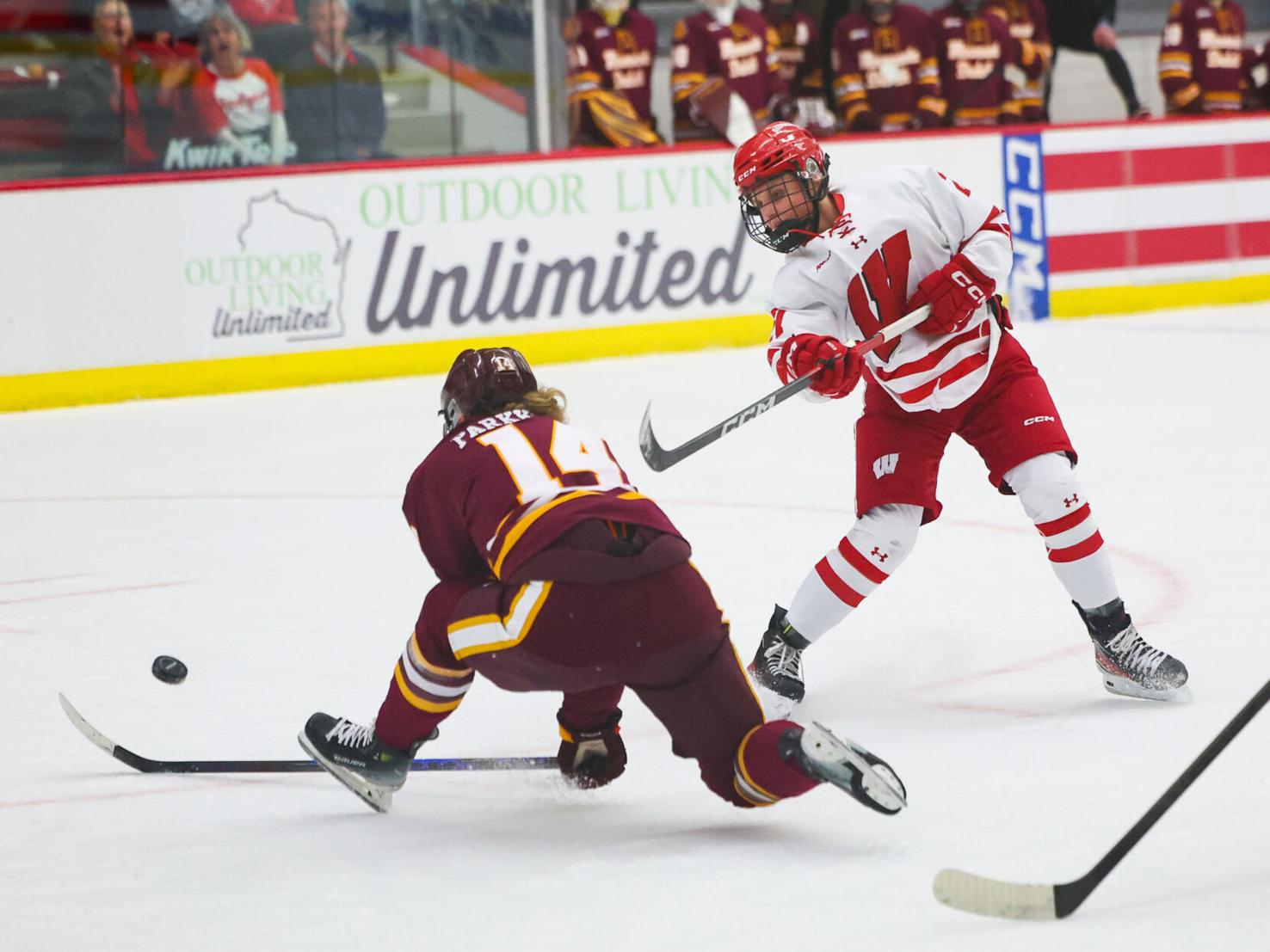 Wisconsin women's hockey rallies to beat St. Thomas in OT