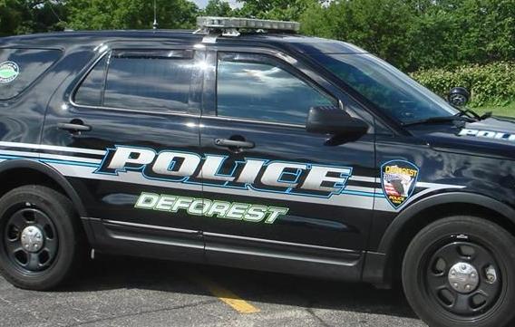 Wind blew over semi near DeForest during Thursday storm, police say