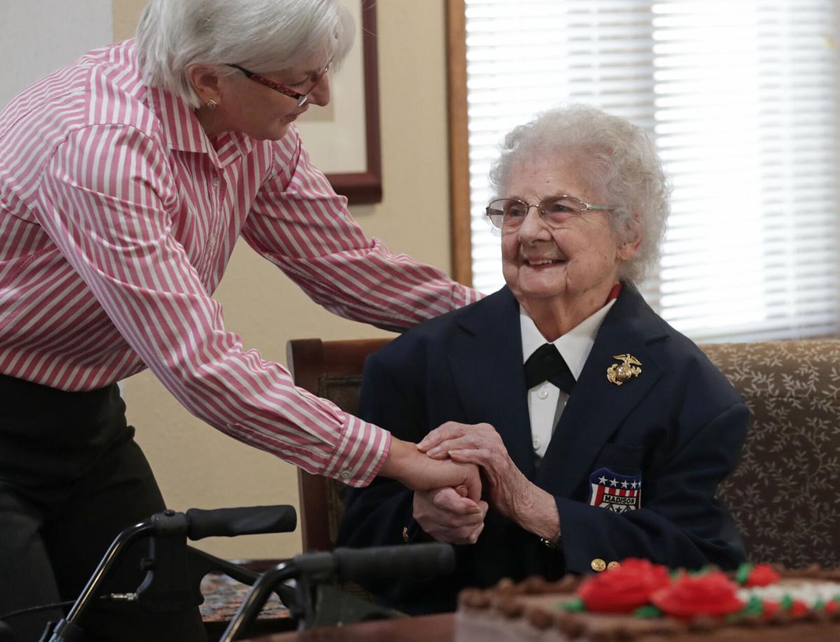 At 100, Marjorie Marshman celebrates life of service to military