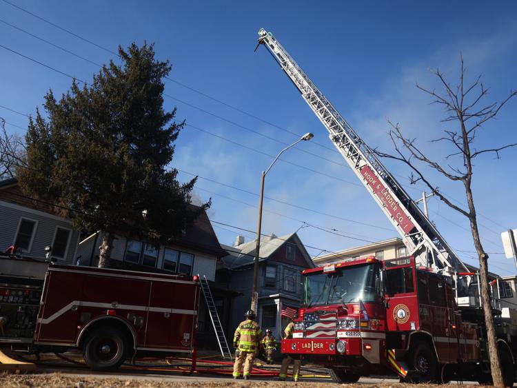 Fire damages house in Madison, Wisconsin