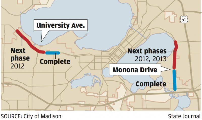 Major-road construction projects finish just in time for business owners