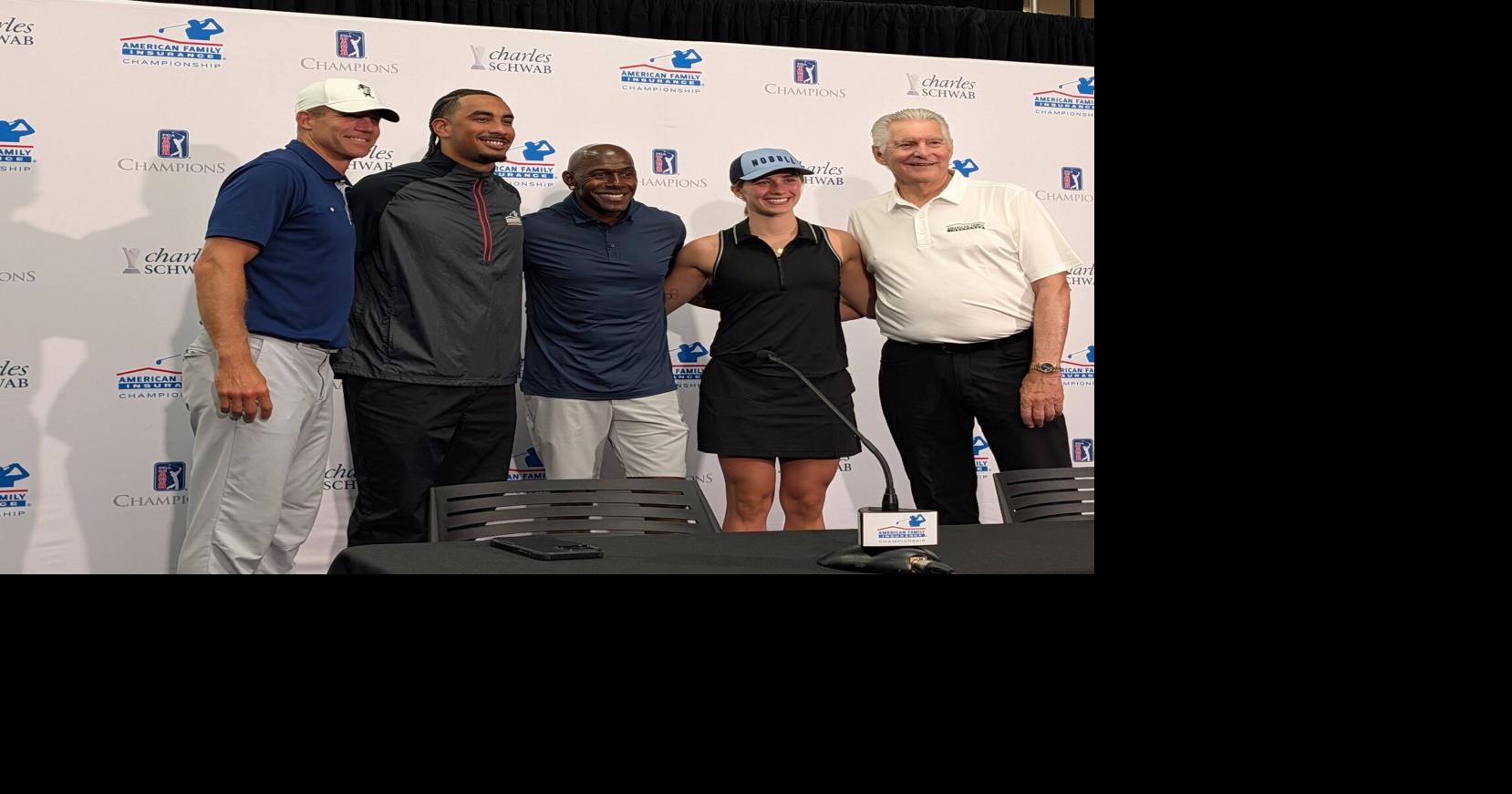 Jordan Love, Celebrity Foursome at 2026 American Family Insurance ...