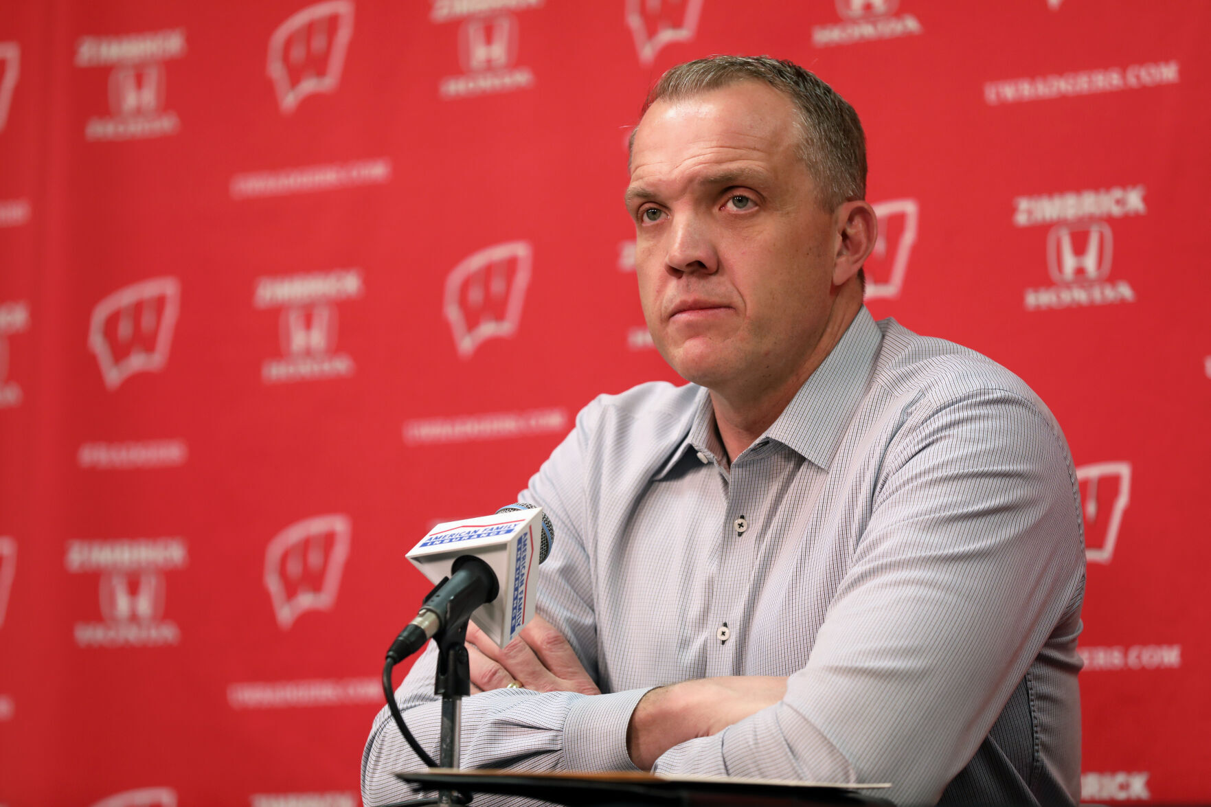 Wisconsin AD Chris McIntosh worries about mental health