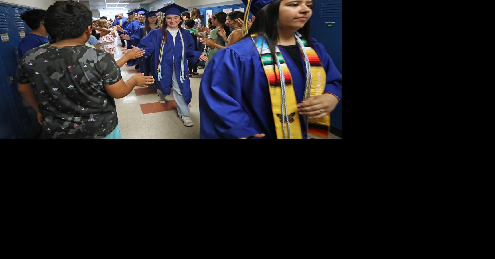 'A dream and a time machine': Graduating seniors go back to where their ...