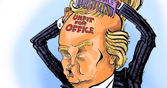 Hands on Wisconsin: Donald Trump's new comb over