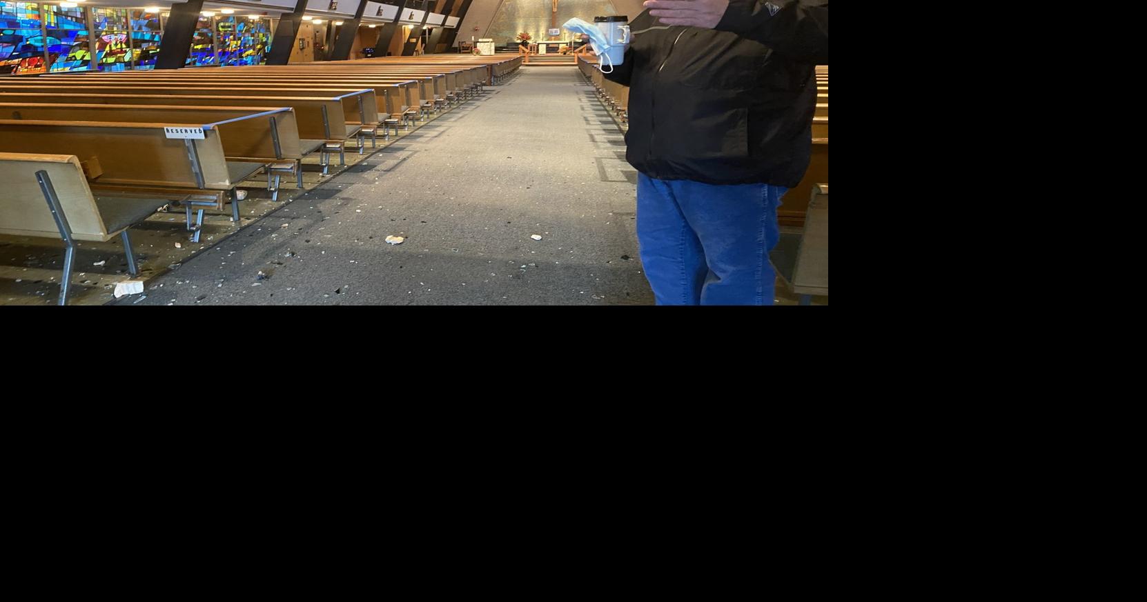 St. Bernard Catholic Church in Middleton cleans up after driver smashes ...