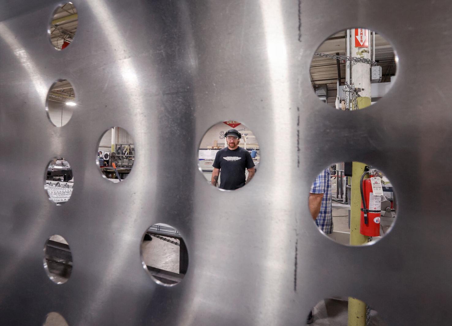 Mineral Point Opera House marquee almost ready to go up