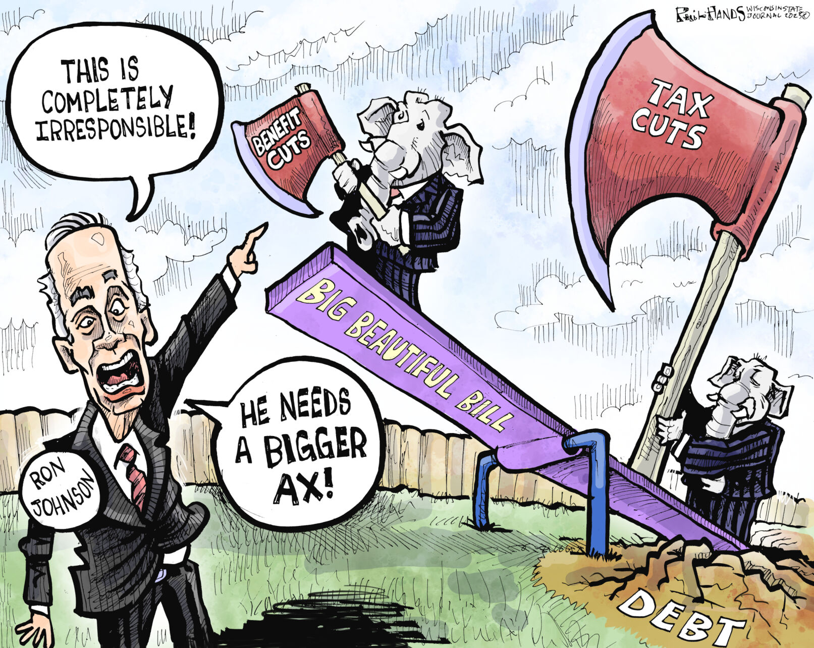 The 34 best political cartoons about Ron Johnson