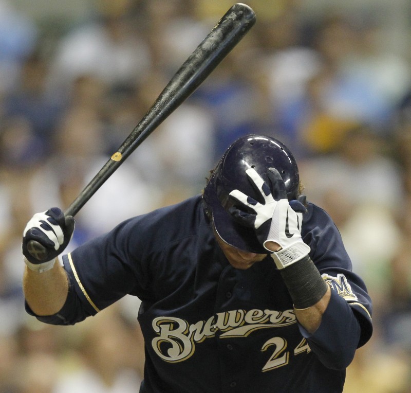 Wolf shelled as Brewers absorb first back-to-back losses at Miller Park