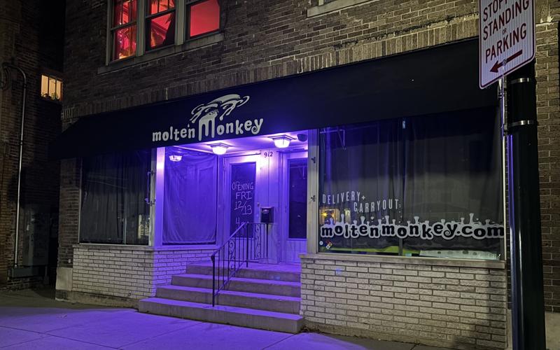 Molten Monkey about to open on Johnson Street