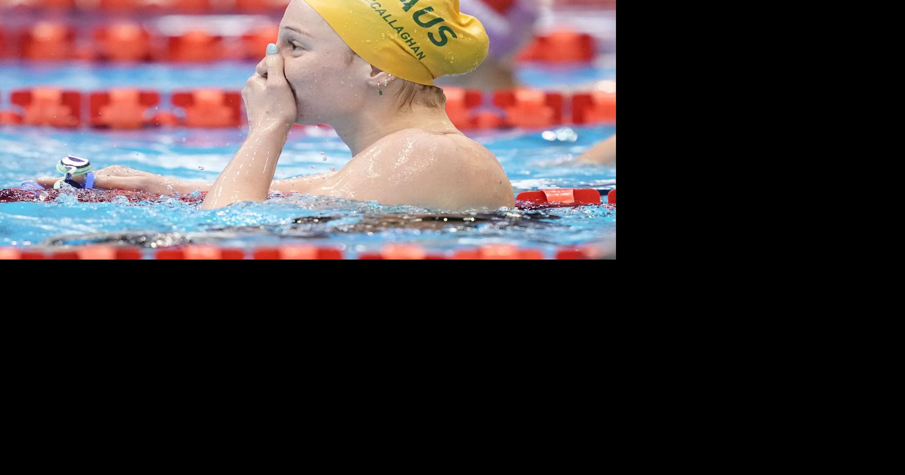 O’Callaghan sets 200 free world record at swimming worlds
