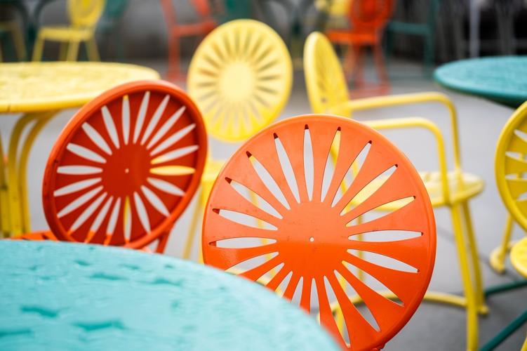 Start of terrace season brings back sunburst chairs