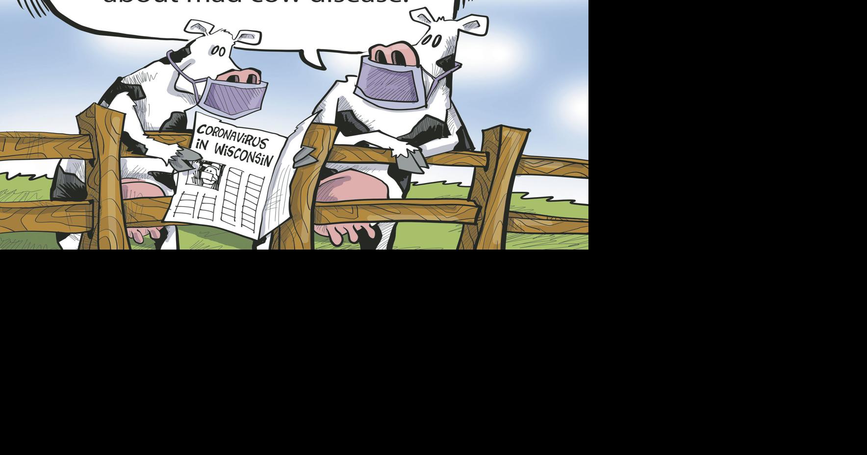 Mad cow disease dismissed in this week's caption contest