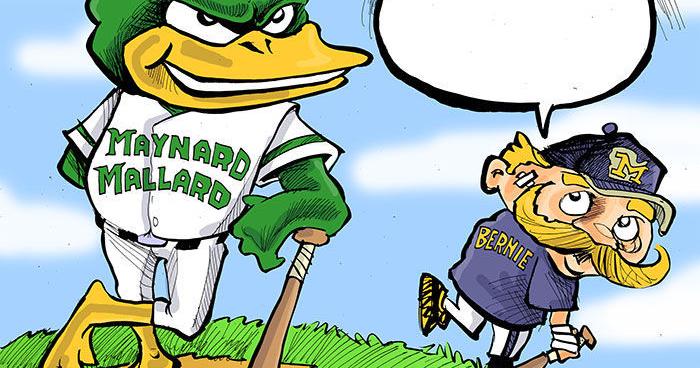 Bernie Brewer meets Maynard Mallard in this week's You Toon cartoon ...
