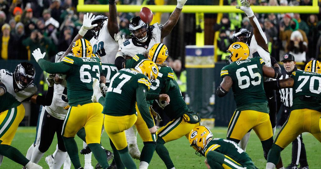 Packers kicker McManus listed as doubtful for Sunday's game