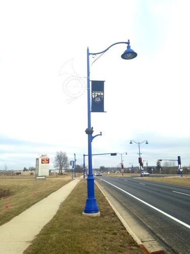 Just Ask Us: Why are the light poles blue on Verona Avenue?