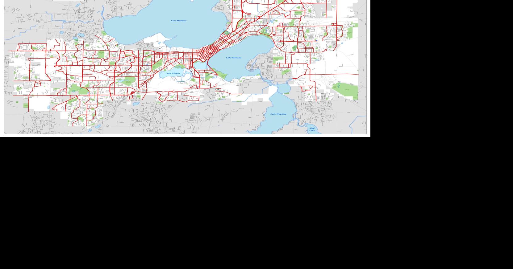 Madison salt routes