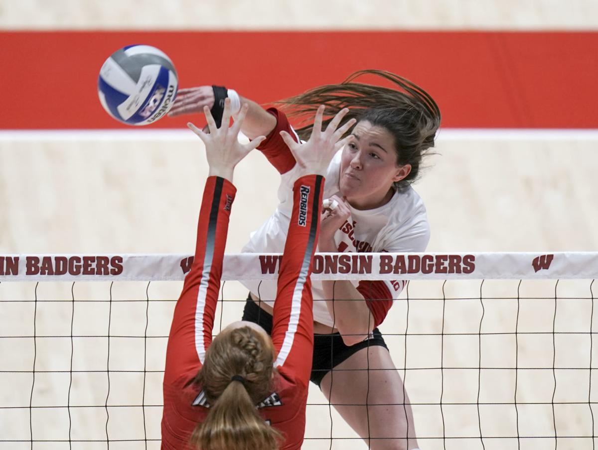Middle blocker Danielle Hart takes her game to the next level for Badgers