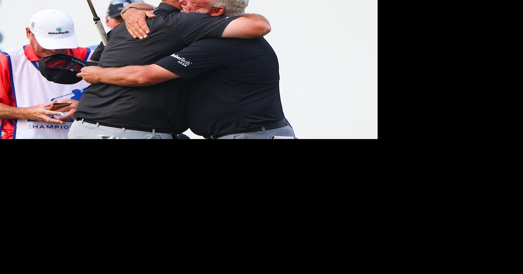 Thomas Bjorn, Darren Clarke shine at AmFam Championship