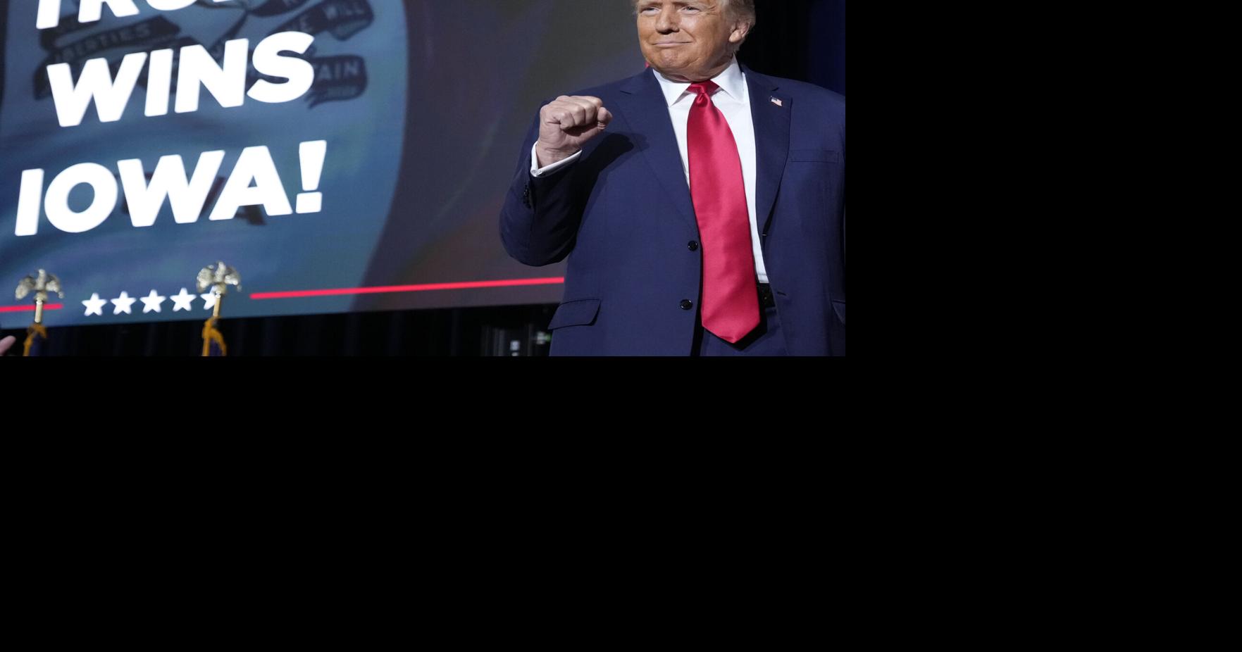 Donald Trump wins Iowa caucuses in crucial victory