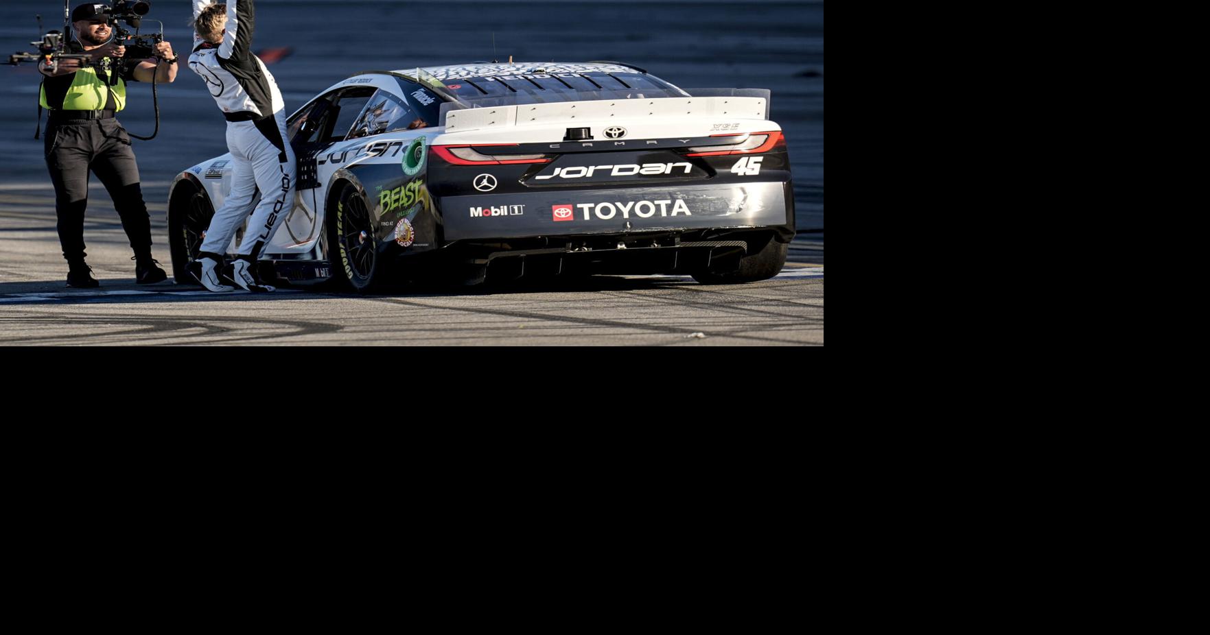 Reddick steals win at Talladega