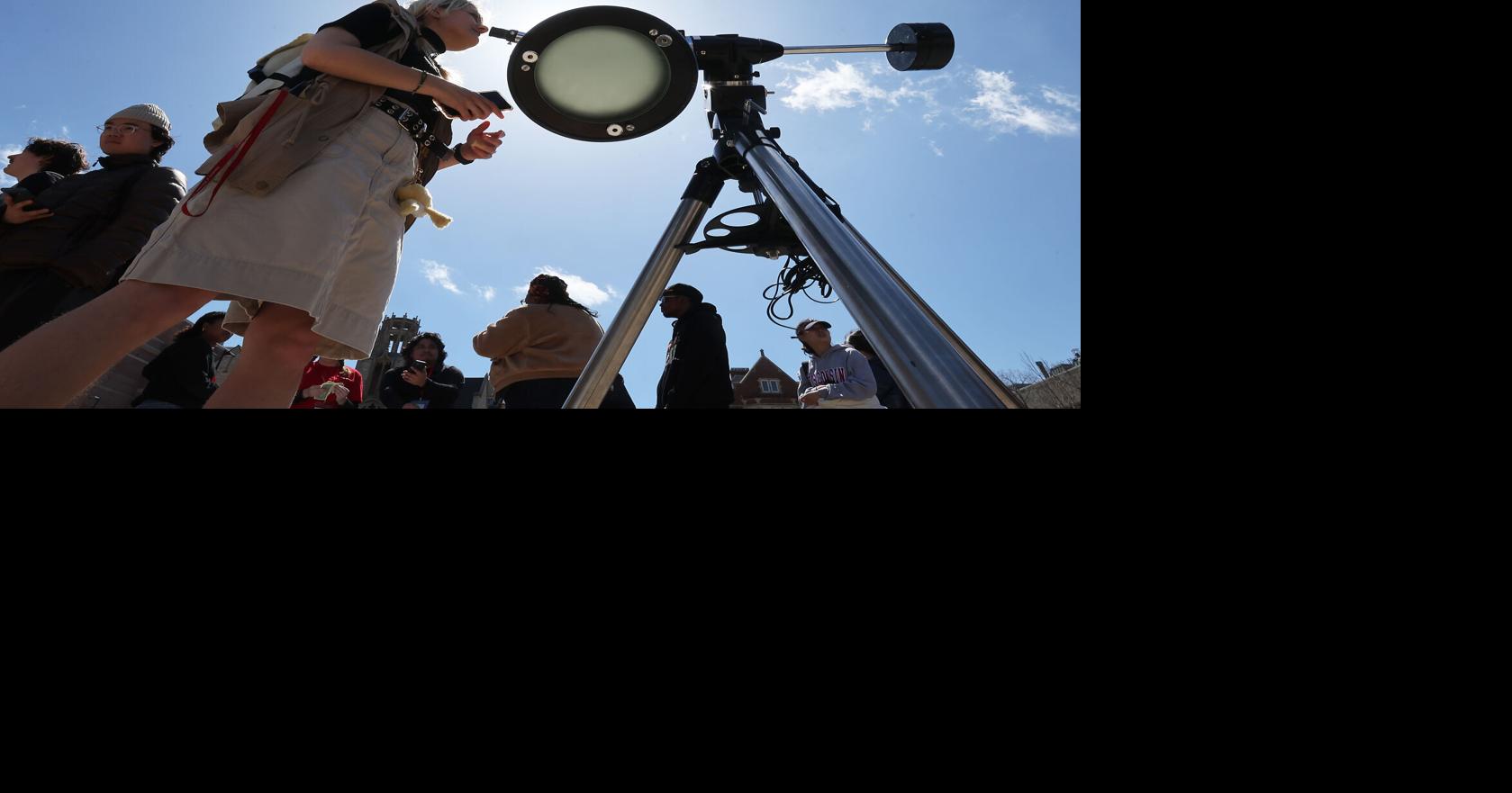 Solar eclipse at UW-Madison