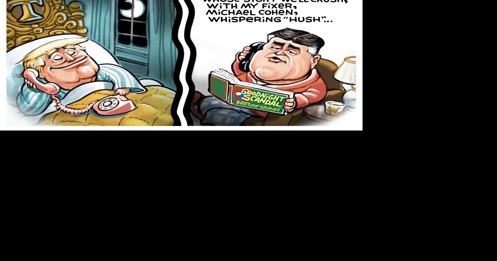 Sean Hannity read 'Goodnight Scandal' bedtime story to Trump, in Steve ...