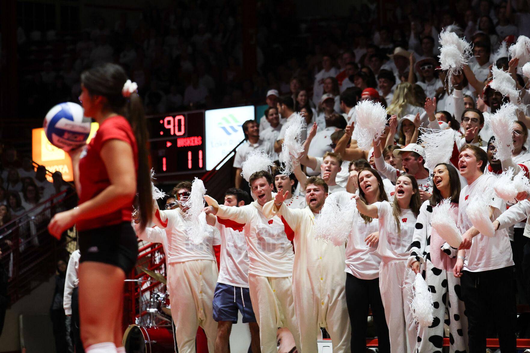 Nebraska volleyball sweeps Wisconsin in battle of rivals