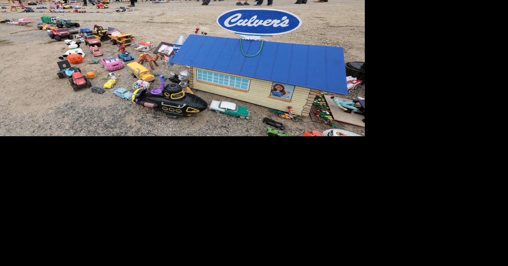 Culver's groundbreaking also a goodbye to 1,640 toy vehicles and other ...
