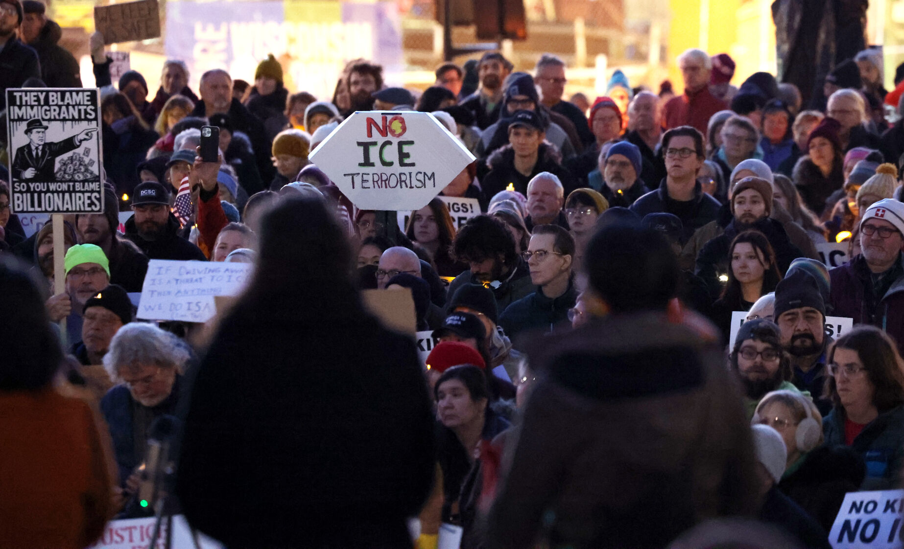 Madison vigil for Renee Good draws outcry over ICE shooting