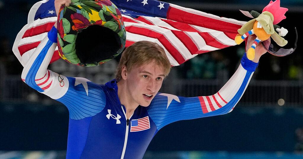 Wisconsin native wins 1,000 meters gold Olympic-record time