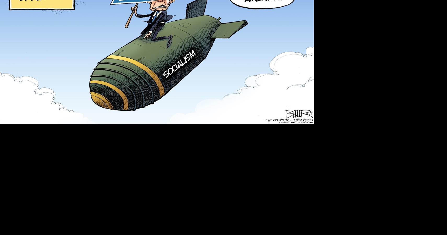 Get ready to feel the Bern, in Nate Beeler's latest political cartoon