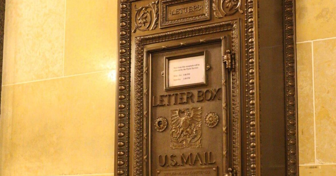 Wisconsin state Capitol Cutler Mail Chute system