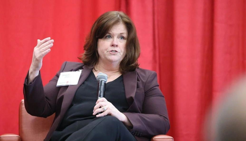 Seven photos of a Carthage College health care panel