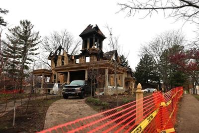 Fire destroys historic Burlington mansion; owner arrested