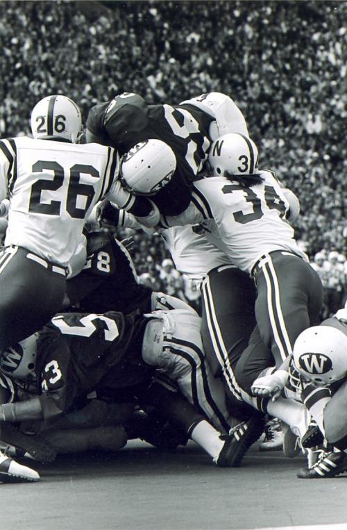 Billy Marek, Wonder Monds, Dave Butterfield, UW vs. NEBRASKA ...