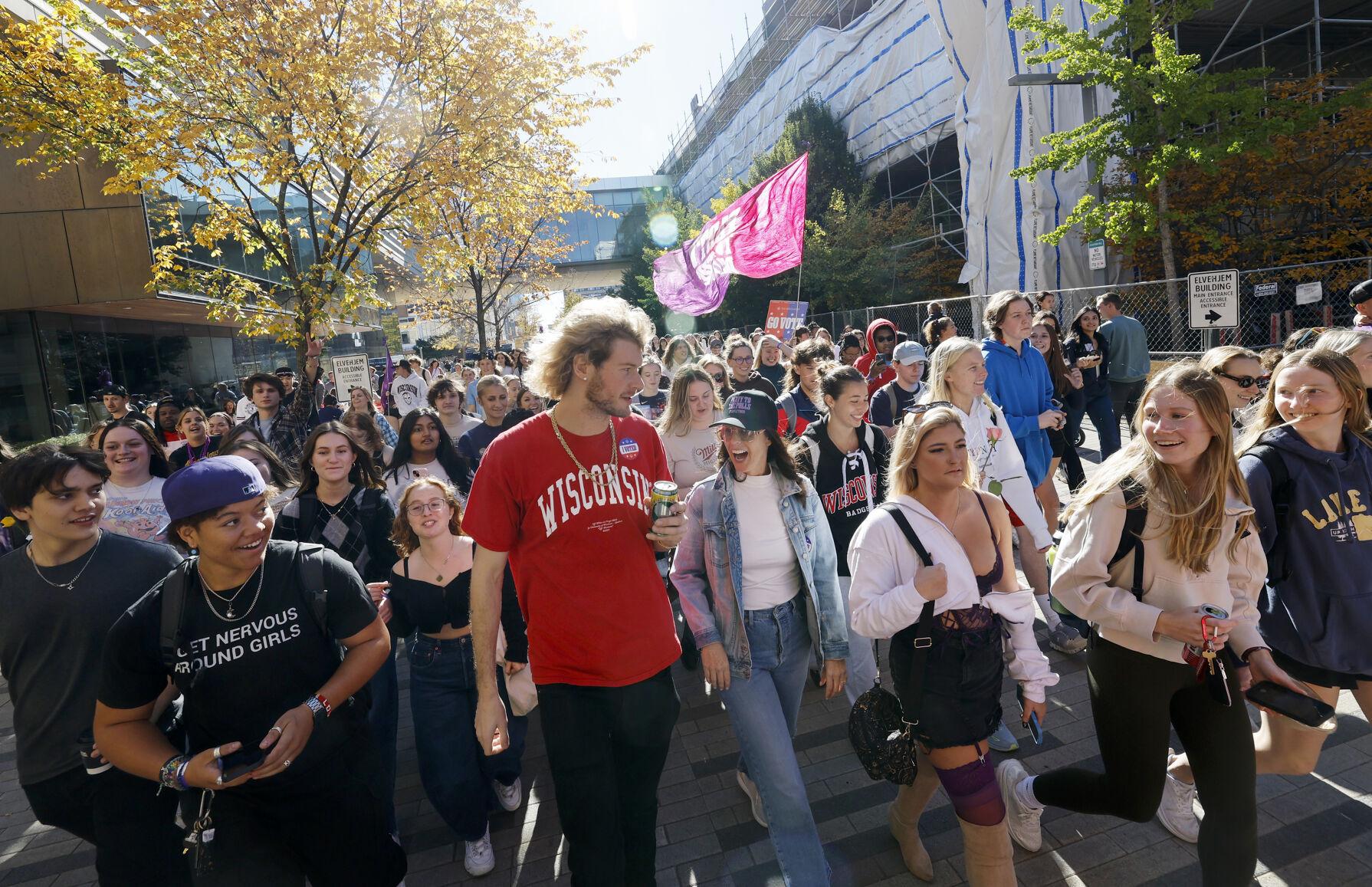 Rapper Yung Gravy brings 'Party to the polls' at UW-Madison