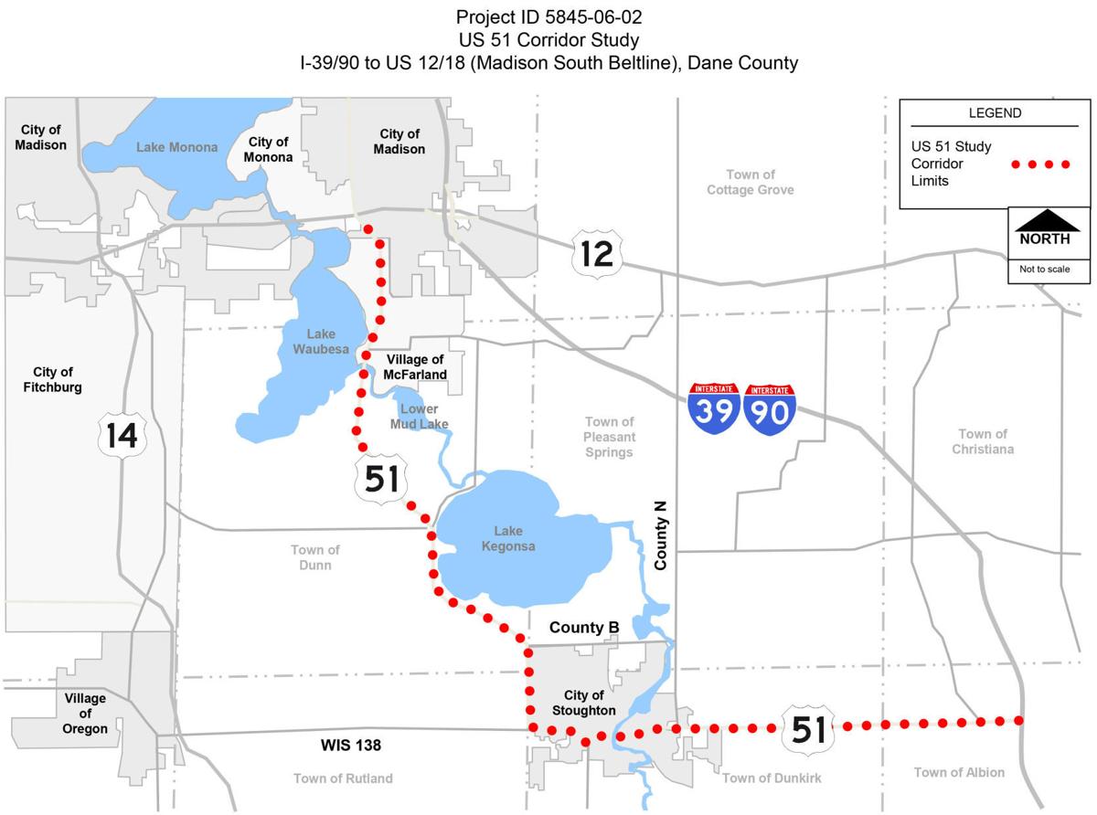 Public meeting on preferred rebuild plan for Highway 51 from McFarland ...