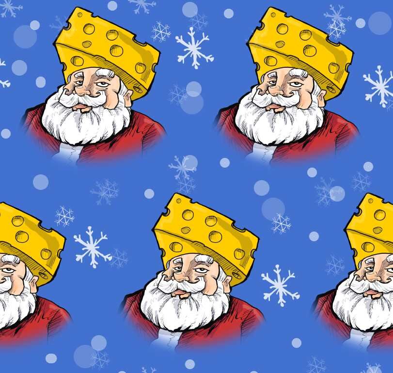 Wrapping paper gift back again