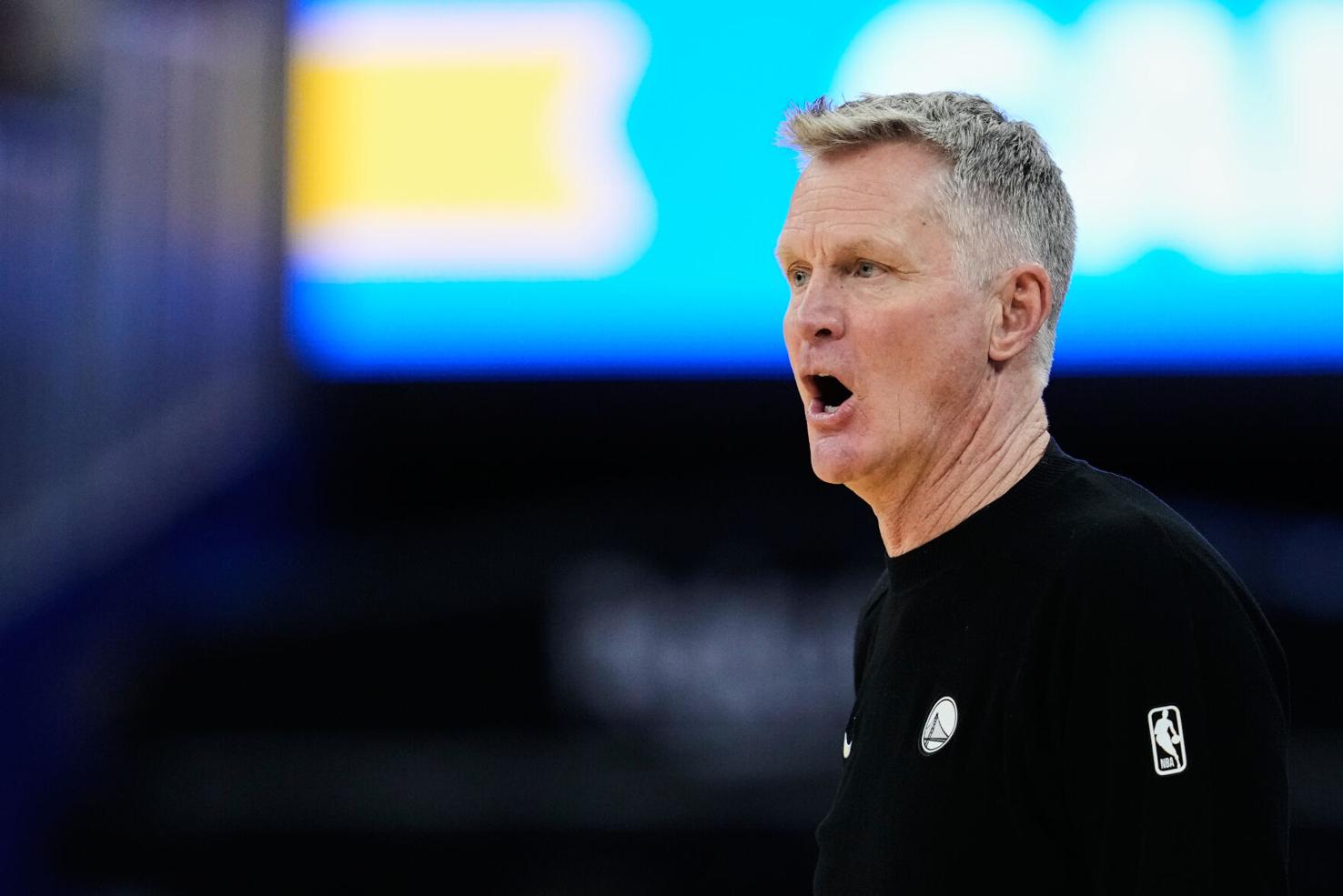 Golden State Warriors coach Steve Kerr (headshot)