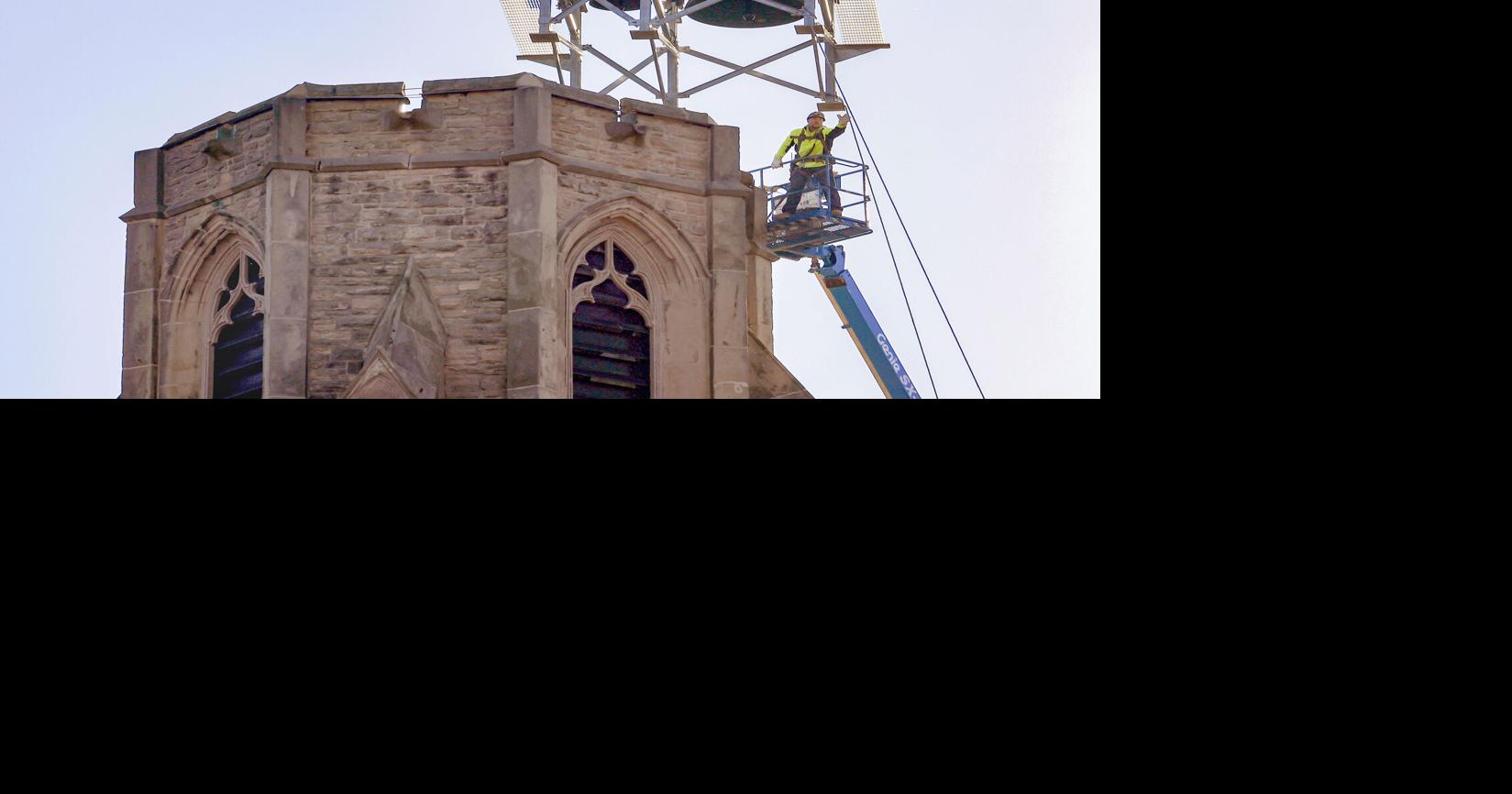 Bells from St. Raphael Cathedral get new home