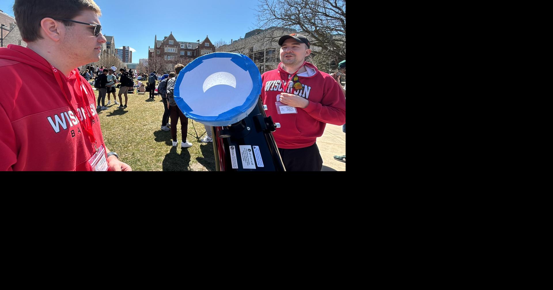 Watch the solar eclipse at Library Mall at UW-Madison