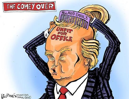 57 cartoons about Donald Trump's first term in office