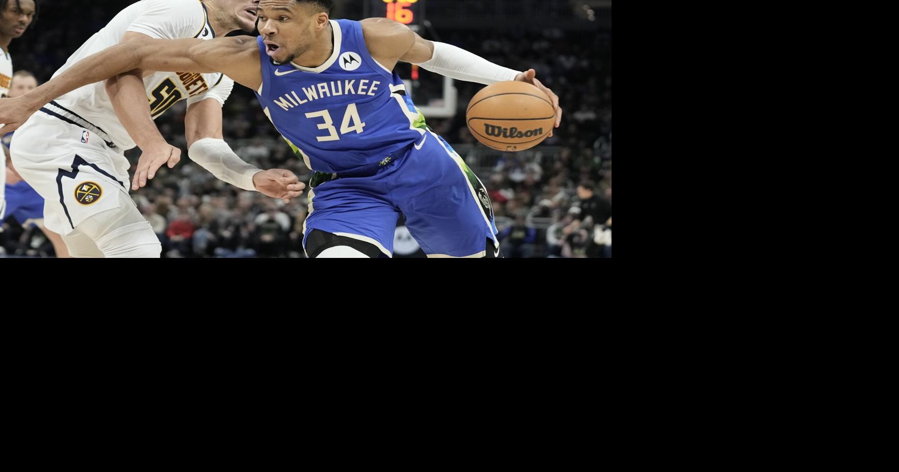 Short-handed Bucks beat short-handed Nuggets