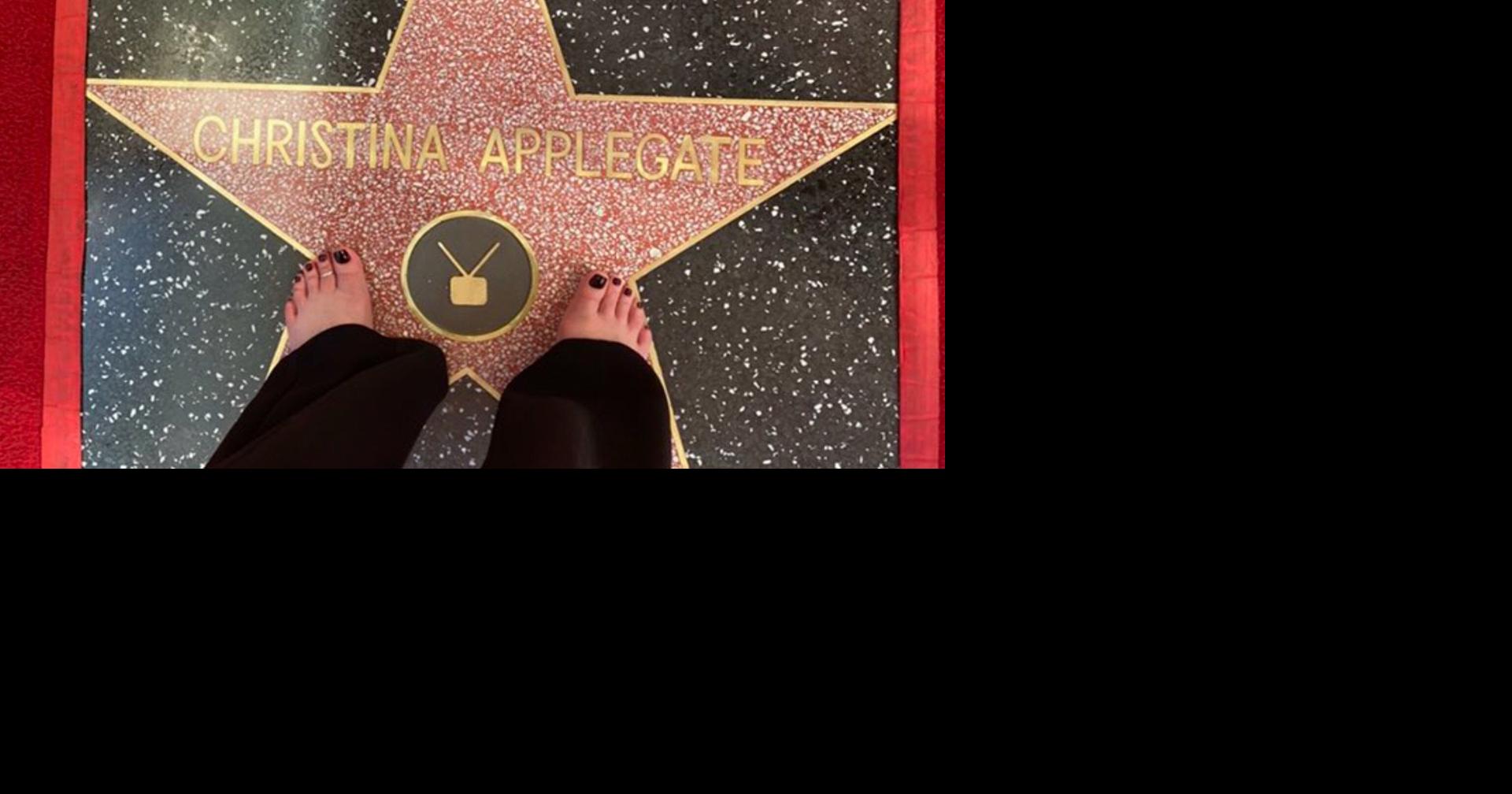 Christina Applegate explains why she went barefoot for Walk of Fame ...
